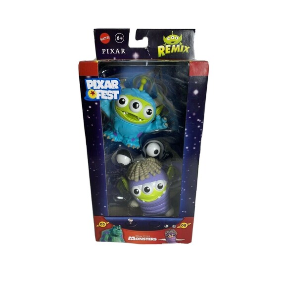 Mattel | Toys | Disney Pixar Fest Sully Boo Figure 2 Pack Alien Remix ...
